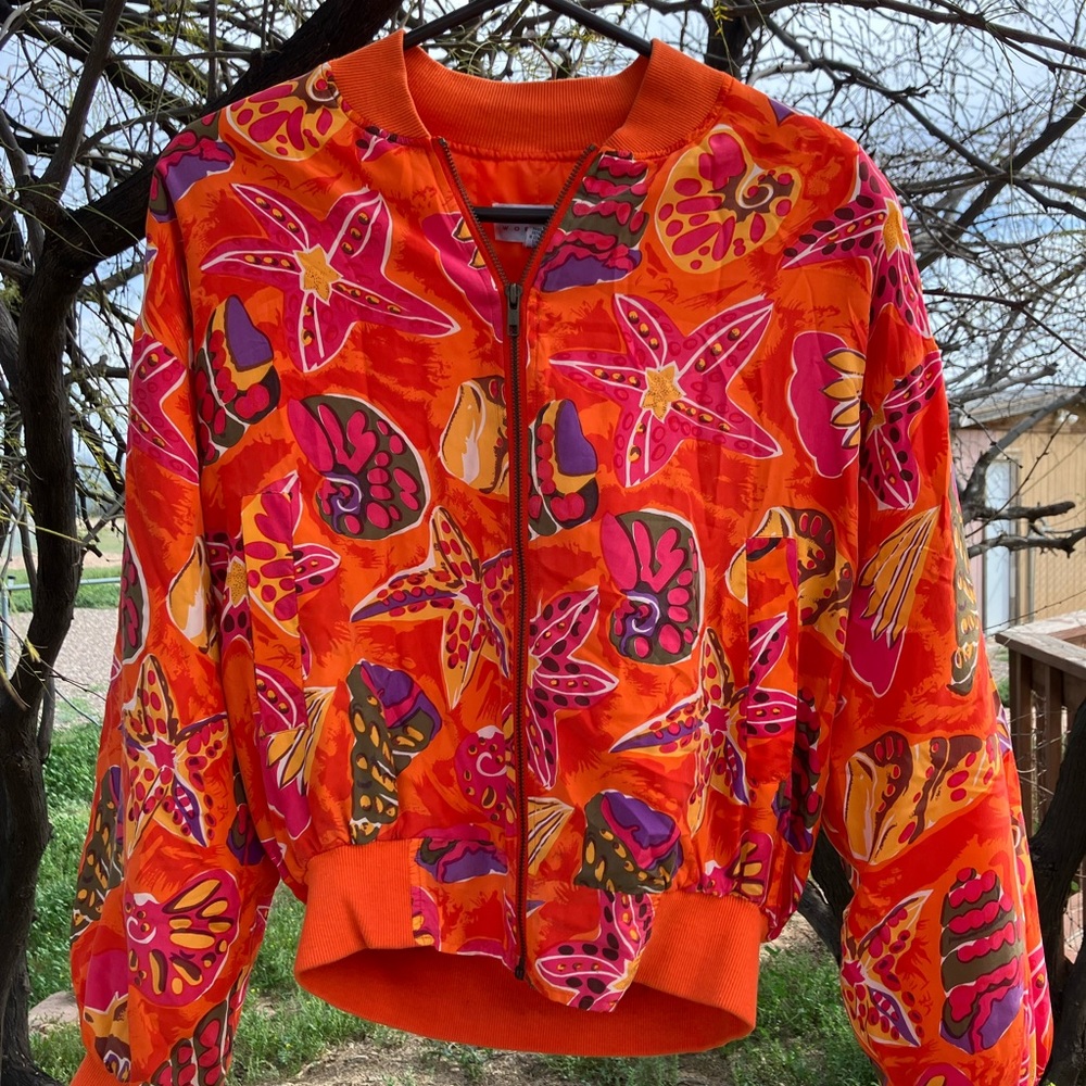 1990’s Vintage Bomber Jacket/Colorful - Gem